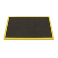 Ergomat Ergomat Bubble Down 3ft x 20ft Anti-Fatigue Floor Mat with 2in Yellow Bevels BD0320-YB ...